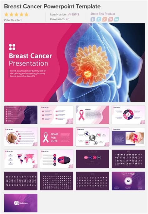 Free Breast Cancer Powerpoint Templates Toptemplatemyid