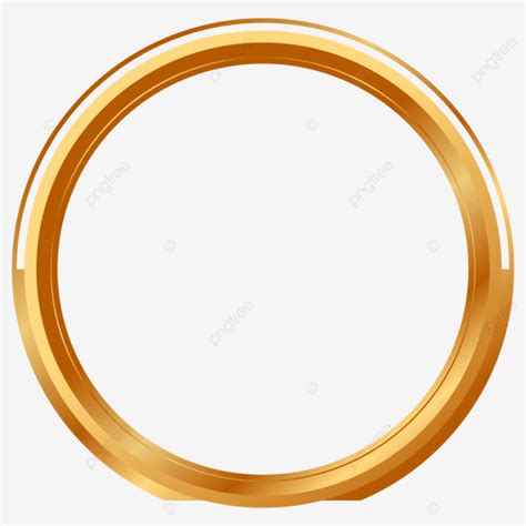 Marco De Oro Del Círculo PNG dibujos Circulo Oro Círculo De Oro PNG