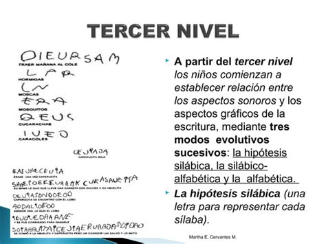 Niveles Escritura PPT