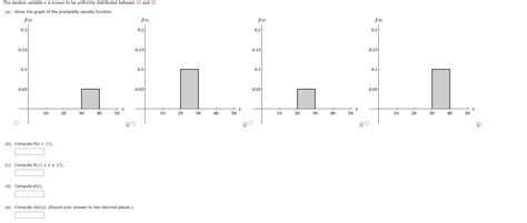 solved the random variable x is known to be uniformly