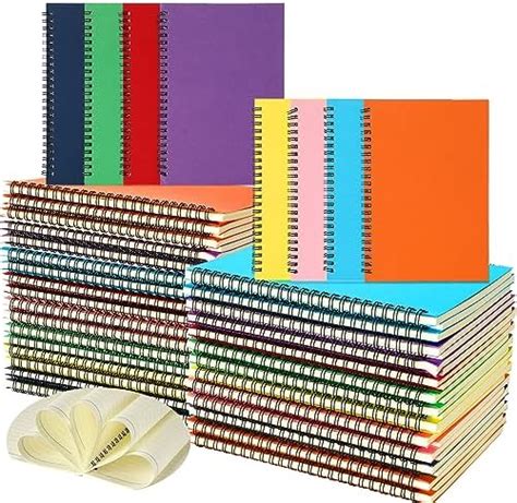Amazon Yeaqee Pack A Spiral Notebooks Bulk X College