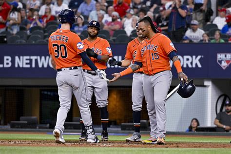 Watch Kyle Tucker Grand Slam Knocks Out Martin Perez Houston Astros
