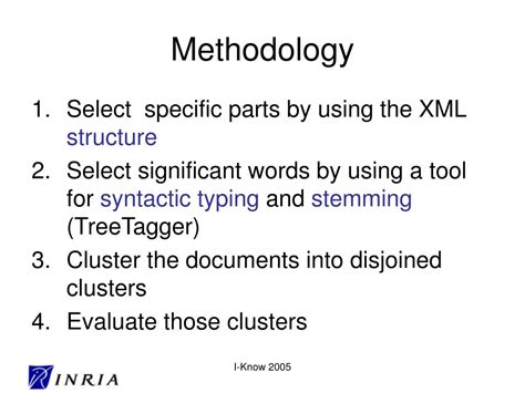 ppt experiments in clustering homogeneous xml documents to validate an existing typology