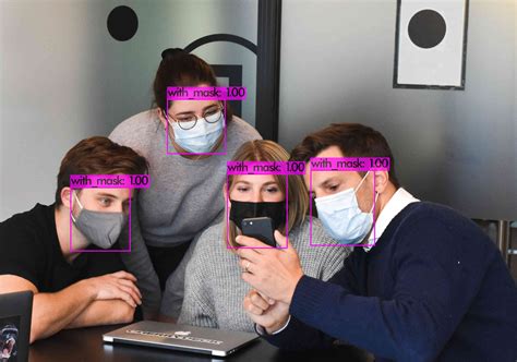 face mask detection using python and opencv with cust