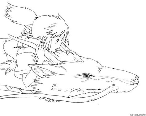Studio Ghibli Coloring Page Turkau
