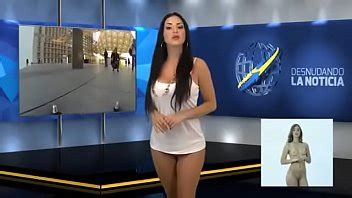 News Anchor Brazzers Busty News Anchor Goes Naked In Desnudando La