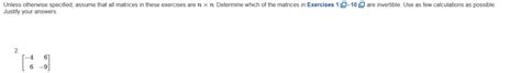 solved unless otherwise specified assume that all matrices in these exercises are n × n