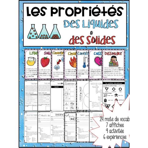 Les Propri T S Des Liquides Et Solides E Ann E
