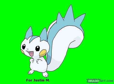How To Draw Pachirisu Step By Step Pokemon Characters Anime Draw