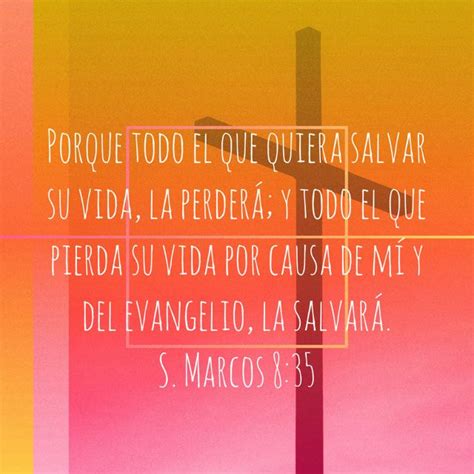 S Marcos 8 35 Porque todo el que quiera salvar su vida la perderá y