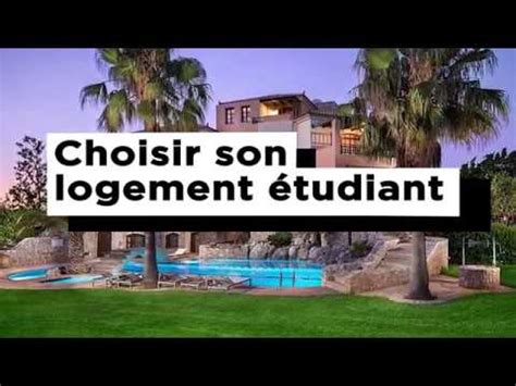 Choisir son logement étudiant YouTube