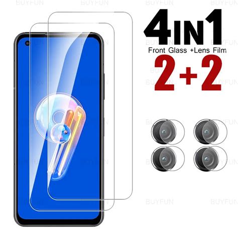 Funda Protectora De Cristal 4 En 1 Para Asus Zenfone 9 Zen Fone 9