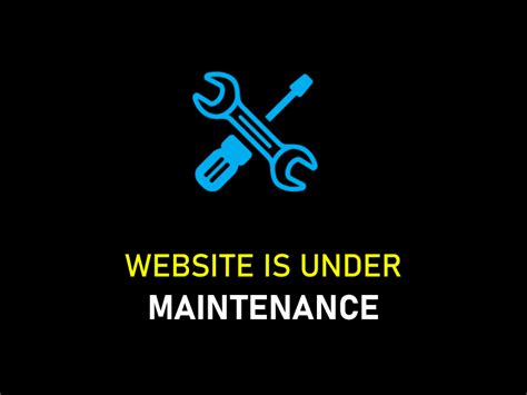 Website Under Maintenance Template