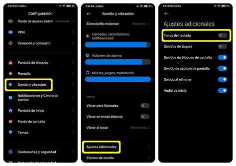 Cómo quitar el sonido del teclado en Android