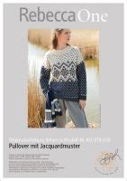 Strickanleitung Pullover Mit 2 Farbigem Muster Rebecca