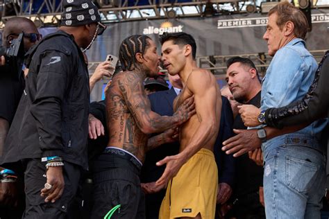Gervonta Tank Davis Vs Ryan Garcia Weigh In Results Betting Odds