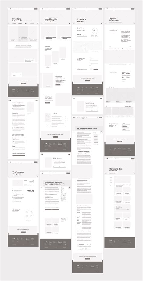 Wireframes For Website Webpage Design Layout Web Design Tools Web