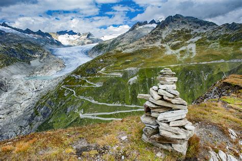 Stones in front of the Rhône Glacier in the Furka pass are Flickr