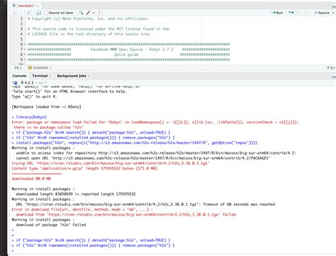 Error Package Or Namespace Load Failed For Robyn Object H2o Import