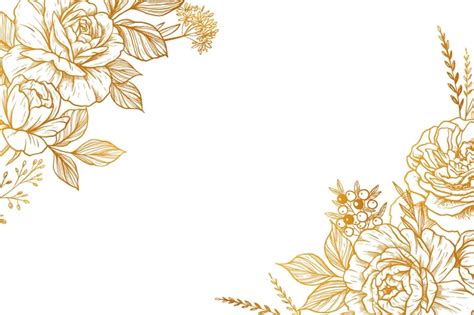 Descobrir 80 Imagem Fundo Floral Dourado Br Thptnganamst Edu Vn