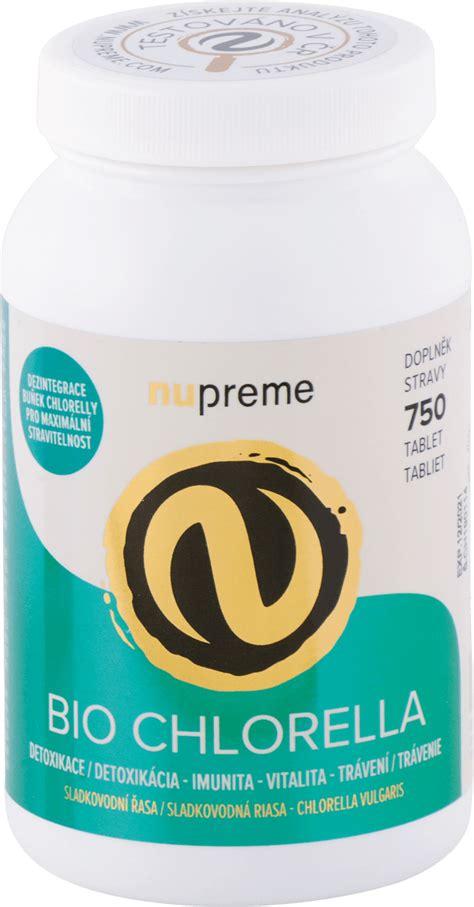 Nupreme Tablety Bio Chlorella 750 Ks Mojadm Sk