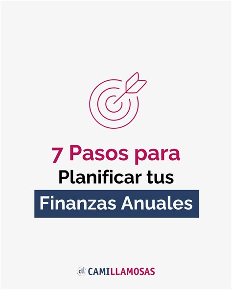 7 Pasos Para Planificar Tus Finanzas Anuales Camila Llamosas Hotmart