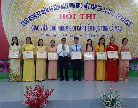 Cà Mau Tổng kết Hội thi giáo viên chủ nhiệm giỏi cấp Tiểu học vòng