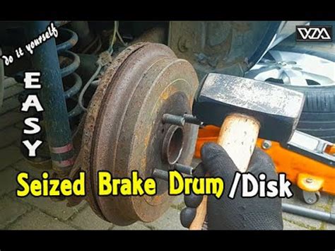 Seized Handbrake Seized Brake Pedal Brake Drum Brake Disk Youtube