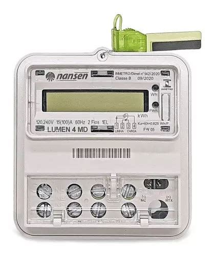 Rel Gio Medidor Consumo Energia Monof Sico Digital Nansen