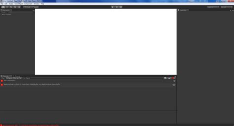 unity scene game view white screen crash questions and answers unity discussions