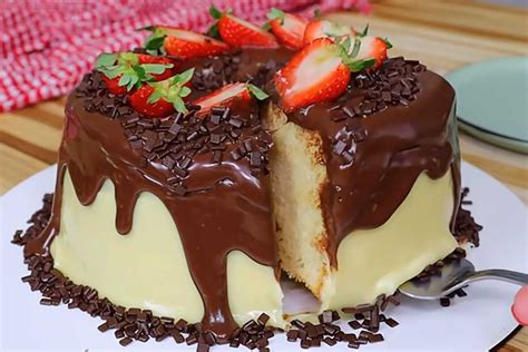 Bolo Vulcão de Leite Ninho Receita Gourmet em Tempo Recorde Amo