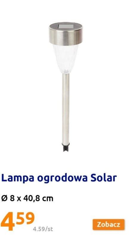 Lampa Ogrodowa Promocja Action Ding Pl