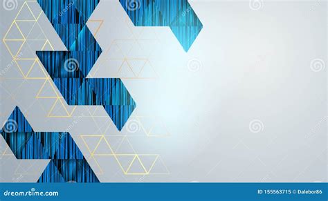 Fondo Abstracto Brillante Con Formas Geom tricas Ilustración del Vector