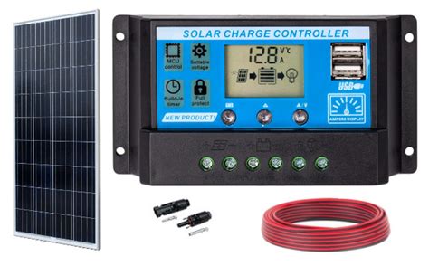 Panel słoneczny monokrystaliczny 30W Prestige z regulatorem 5A