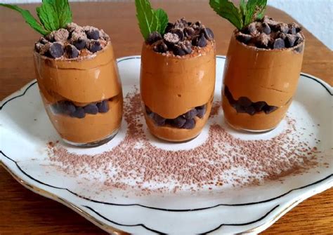 Shot De Mousse De Dulce De Leche Con Chispas De Chocolate Receta De