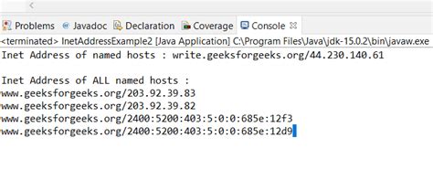 java networking geeksforgeeks