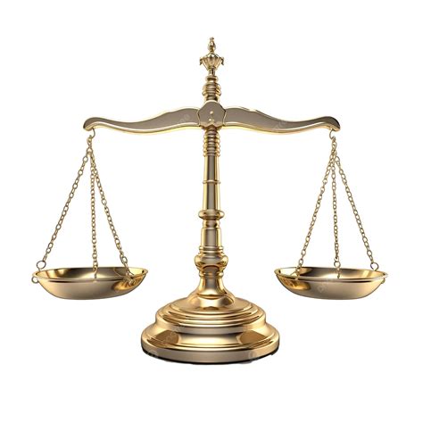 Concepto De Ilustración De Balance Financiero Y Justicia Legal En 3d