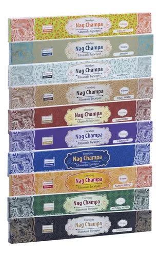 Kit Incenso Darshan Massala Nag Champa 10 Caixas 120 Varetas Frete grátis