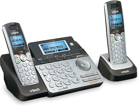 Amazon VTech DS6151 2 2 Handset 2 Line Cordless Phone System For
