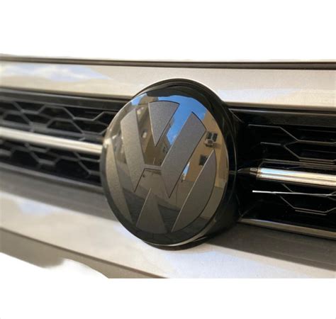 Emblema Frontal Traseiro Black Piano Vw Nivus Virtus Parcelamento