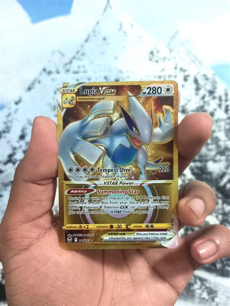 Lugia VStar Secret Rare Silver Tempest Pokemon TCG Hobbies Toys