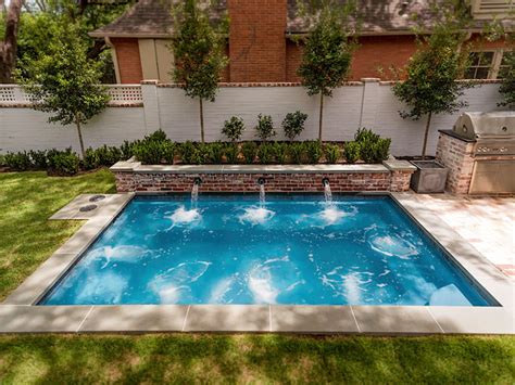 Geometric Pool Designs Dallas Highland Park Plano Piscine Dallas
