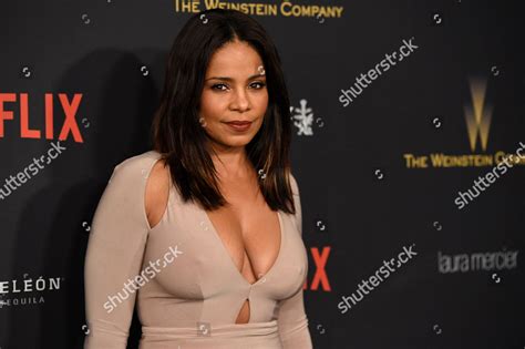 Sanaa Lathan Arrives Weinstein Company Netflix Editorial Stock Photo