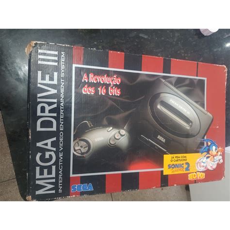 MEGA DRIVE 3 NA CAIXA E ISOPOR TECTOY Shopee Brasil