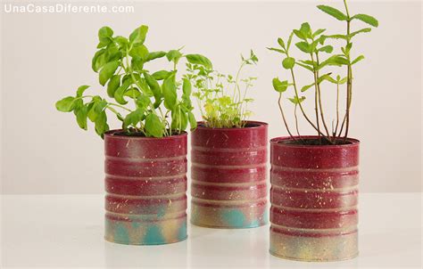 Macetas Con Latas Handfie DIY