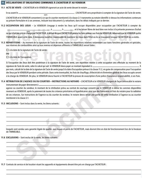 Modèle Promesse D Achat Maison Québec Ventana Blog