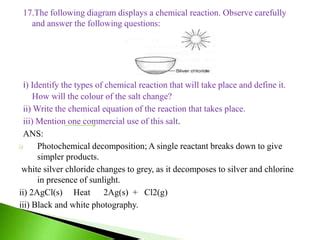Class XChemical Reaction Corrosion And Rancidity PPT