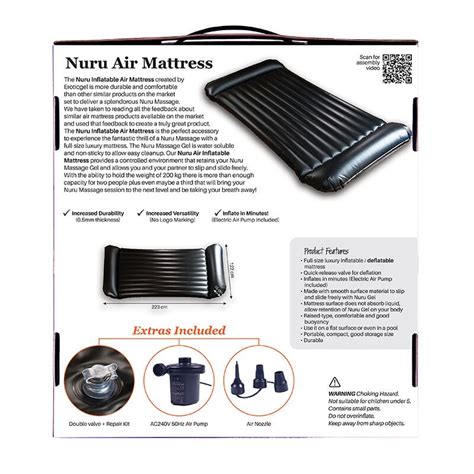Eroticgel Inflatable Nuru Massage Air Mattress With Electric Etsy