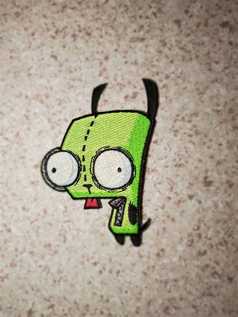 Invader Zim GIR Patch On Mercari Girly Handmade Accessories Patches
