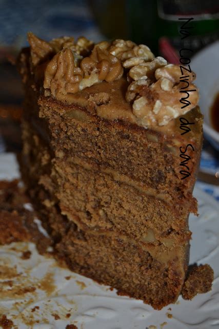 Na Cozinha da Sara Naked Cake de Noz e Café
